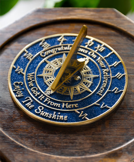 Custom Sundial With Star Image- Personalized Gift, Anniversary Gift ...