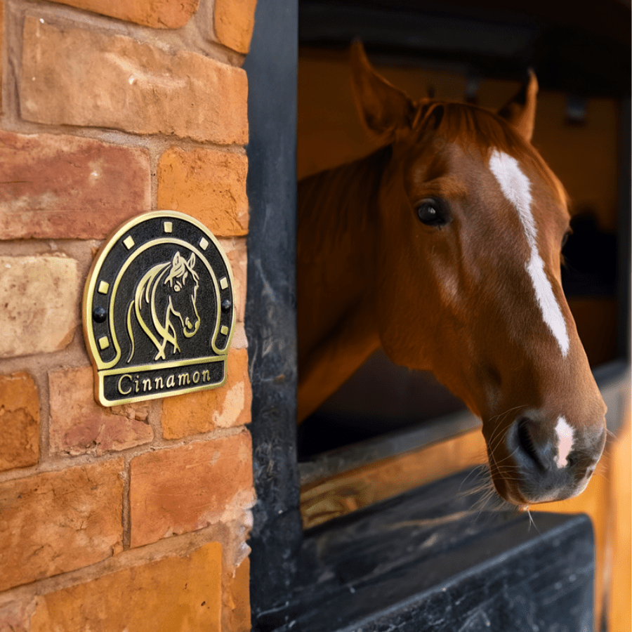 Personalised Stable Plaque- Personalised Plaques, Horse Name – The ...