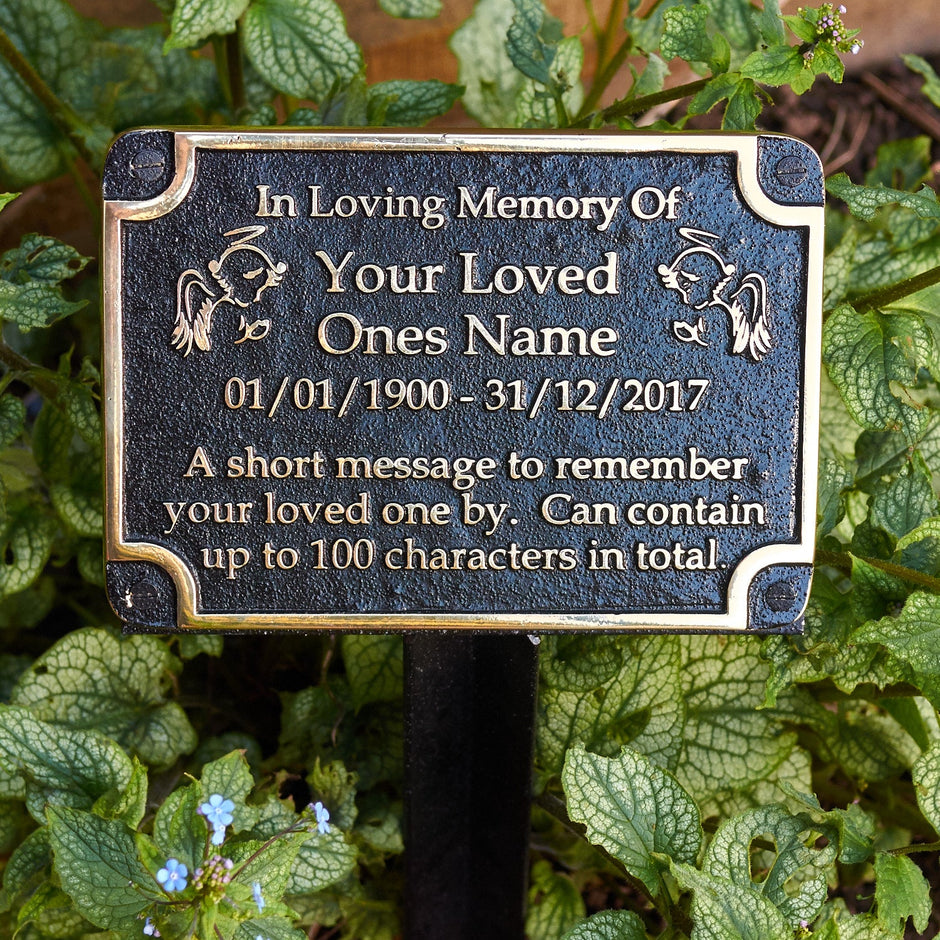 Memorial Plaques- Personalised Plaques, Plaque In Memory – The Metal ...
