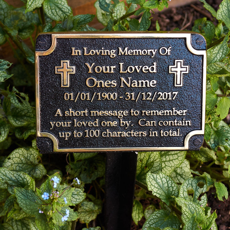Memorial Plaques- Personalised Metal Plaques, Plaque In Memory – The ...