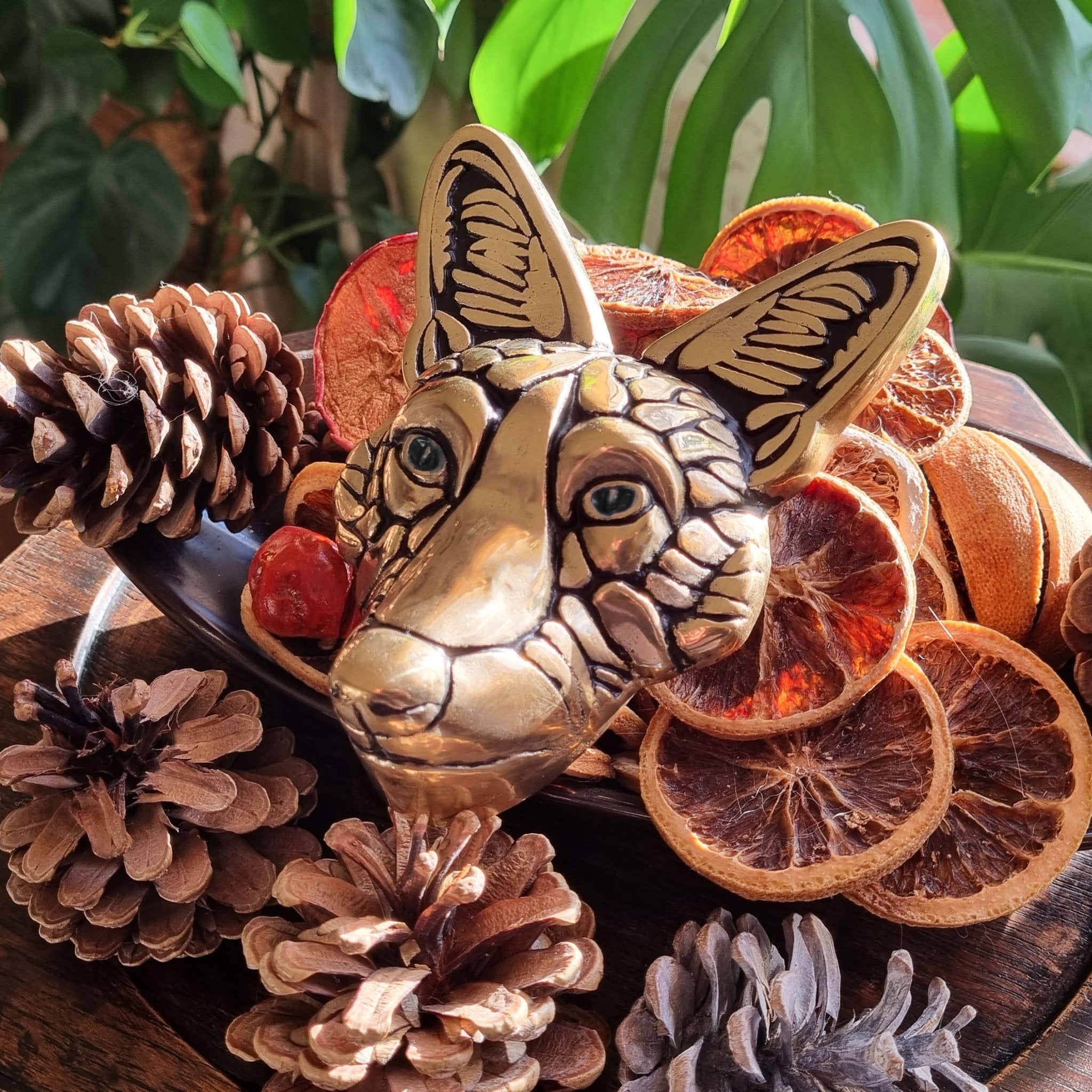 Brass Fox Door Knocker | The Metal Foundry