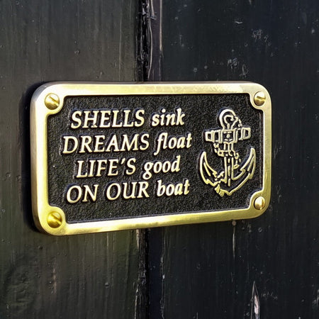 Personalised Blue Plaques- Customised Gifts – The Metal Foundry