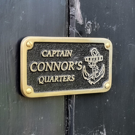 Personalised Blue Plaques- Customised Gifts – The Metal Foundry