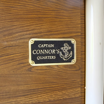 Personalised Blue Plaques- Customised Gifts – The Metal Foundry