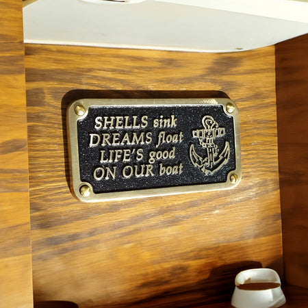Personalised Blue Plaques- Customised Gifts – The Metal Foundry