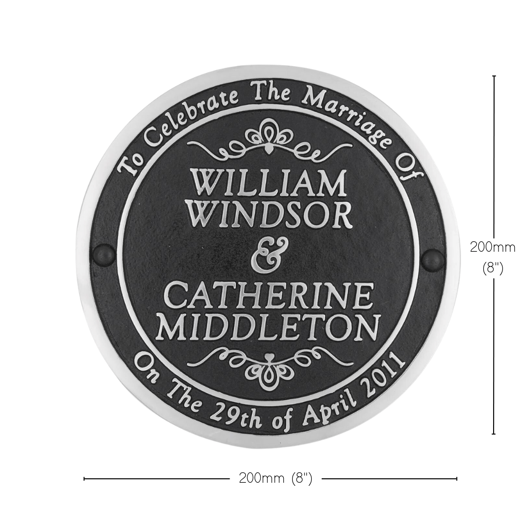 Personalised Blue Plaques- Customised Gifts – The Metal Foundry